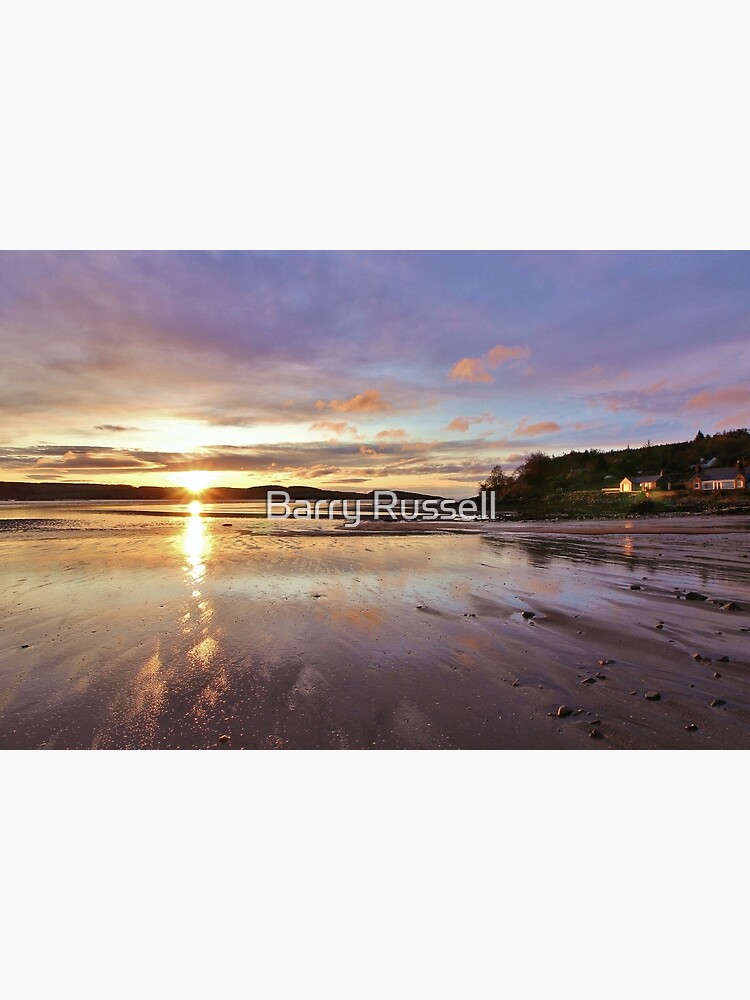 "Winter sunrise at the Dhoon bay, Kirkcudbright" Art Print for Sale by ...