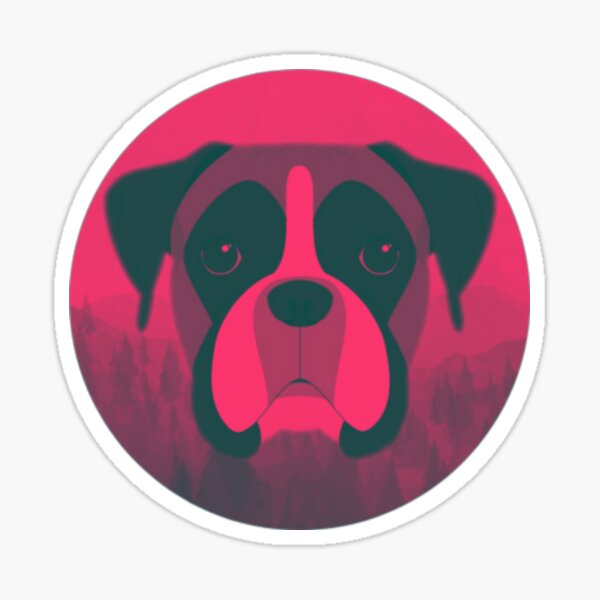 "Boxer " Sticker for Sale by HEISENBERG12021 | Redbubble