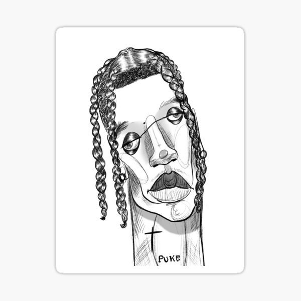 "Travis scott" Sticker for Sale by kattlauna | Redbubble