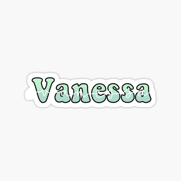 "Vanessa custom" Sticker for Sale by chloemadesigns | Redbubble