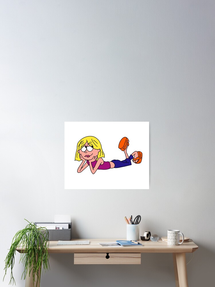 "Lizzie Mcguire cartoon" Poster for Sale by IonaAppolina | Redbubble