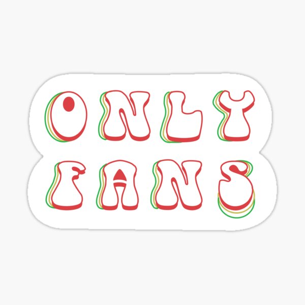 "Only fans" Sticker for Sale by moonfreckels | Redbubble