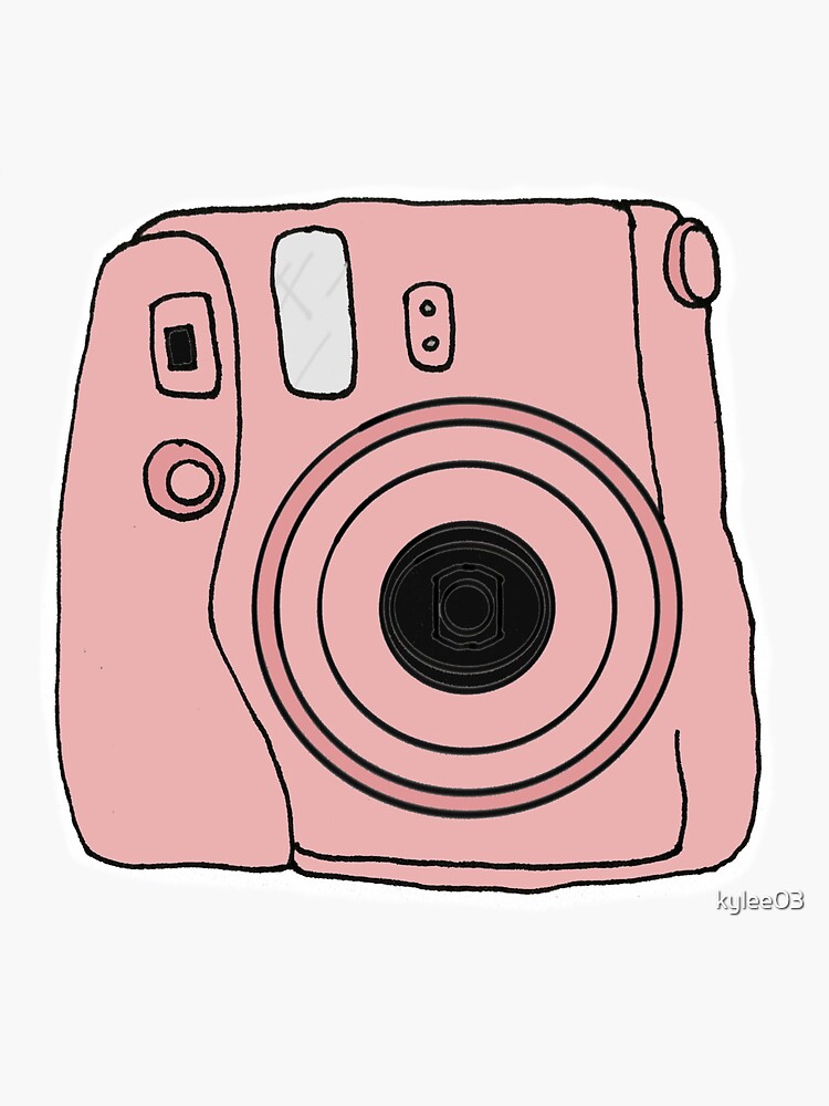 "pink polaroid" Sticker by kylee03 | Redbubble