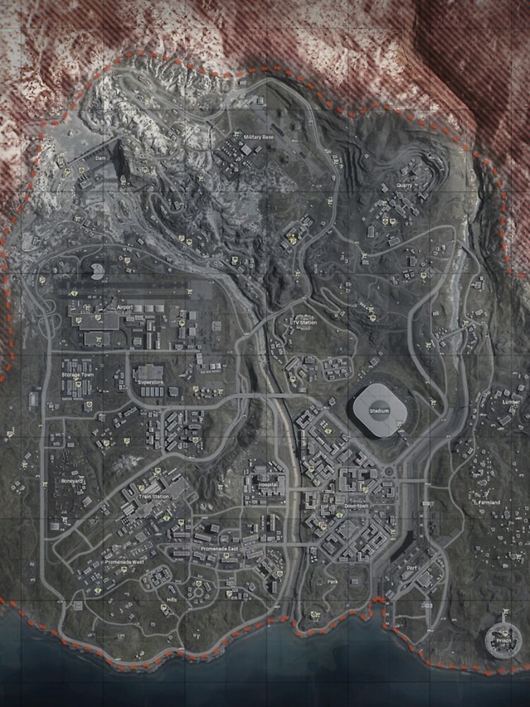 "Cod warzone map" iPhone Case for Sale by Gaming-Dude | Redbubble