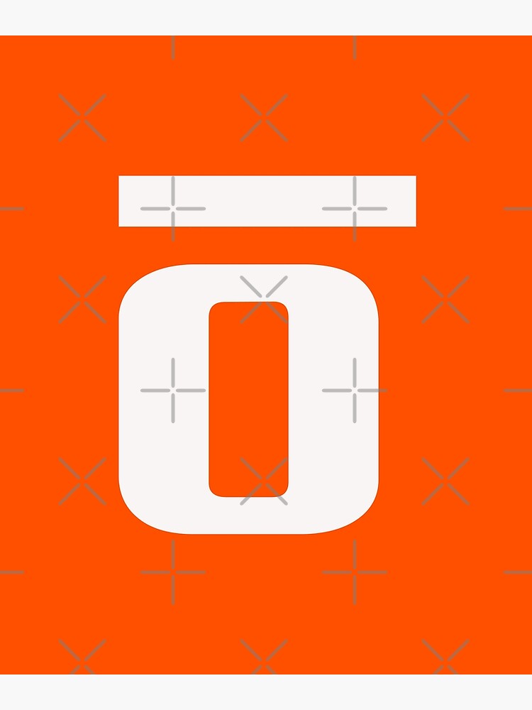 Póster «Letras del alfabeto, alfabeto O» de ZOMBAi | Redbubble