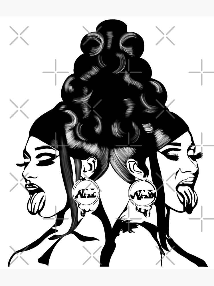 "Cardi b Megan thee stallion WAP" Art Print by Ceburton1700 | Redbubble