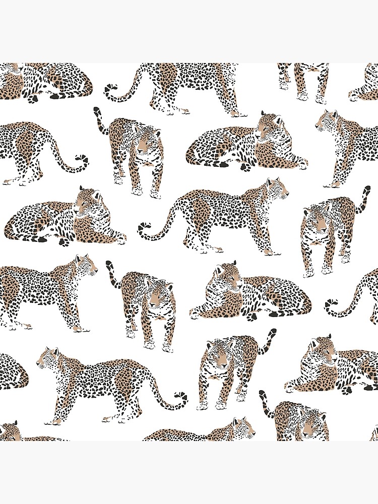 "Vintage Leopard art print and digital art" Art Print for Sale by ...