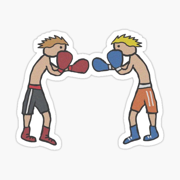 "Boxing" Sticker by Mark-Ewbie | Redbubble