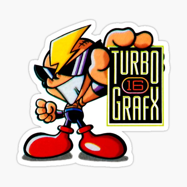 "Air Zonk Turbo Grafx 16 01" Sticker for Sale by RubenCRM | Redbubble
