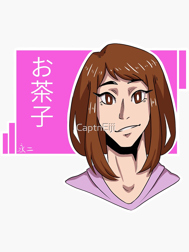 "Ochako" Sticker by CaptnEiji | Redbubble