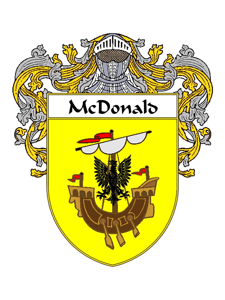 "McDonald Coat of Arms/Family Crest" Art Print by IrishArms | Redbubble