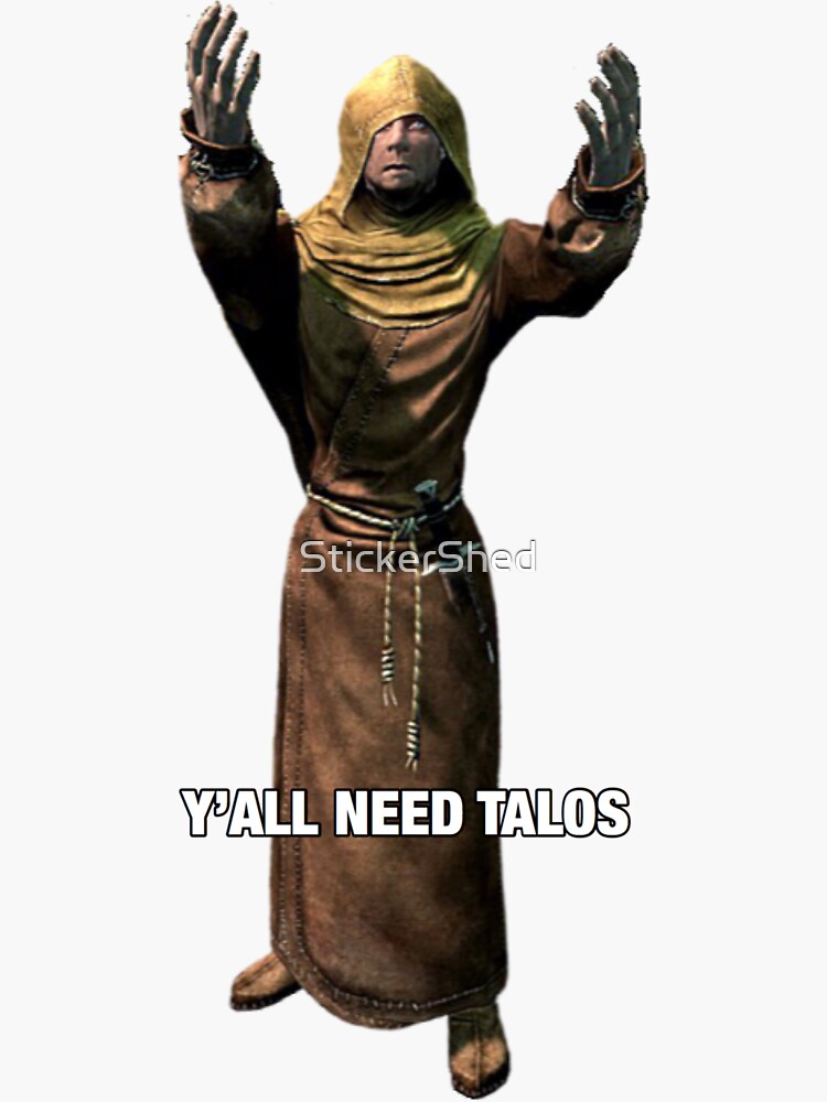Pegatina «Todos necesitan talos heimskr Skyrim meme - Skyrim talos ...