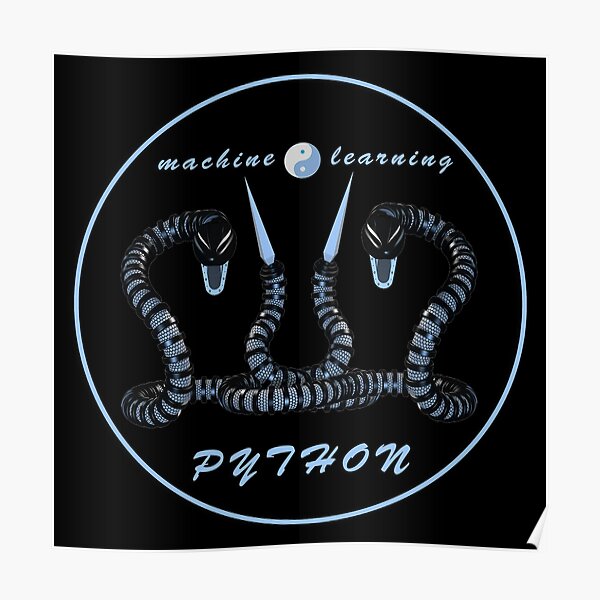 Poster « Conception de codeur Python d'apprentissage automatique », par ...