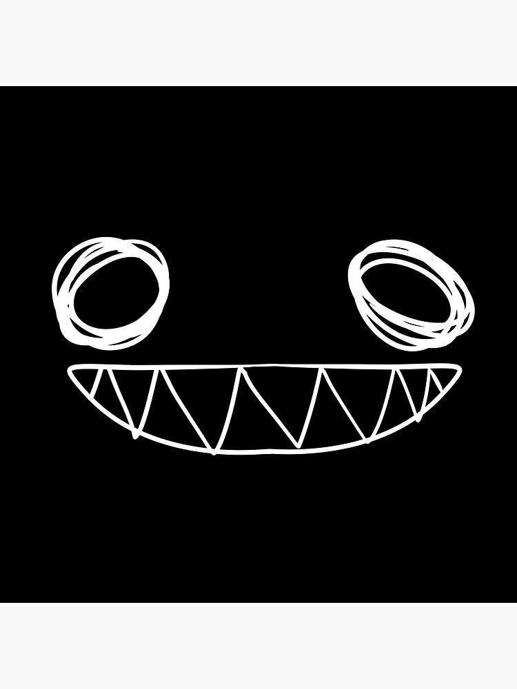"Cool Sharp Teeth Face " Sticker for Sale by LilXu3 | Redbubble