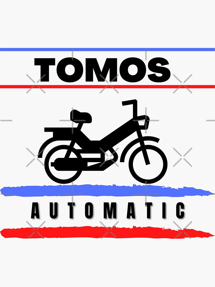 "Tomos automatic moped design / Antianeira" Sticker for Sale by ...