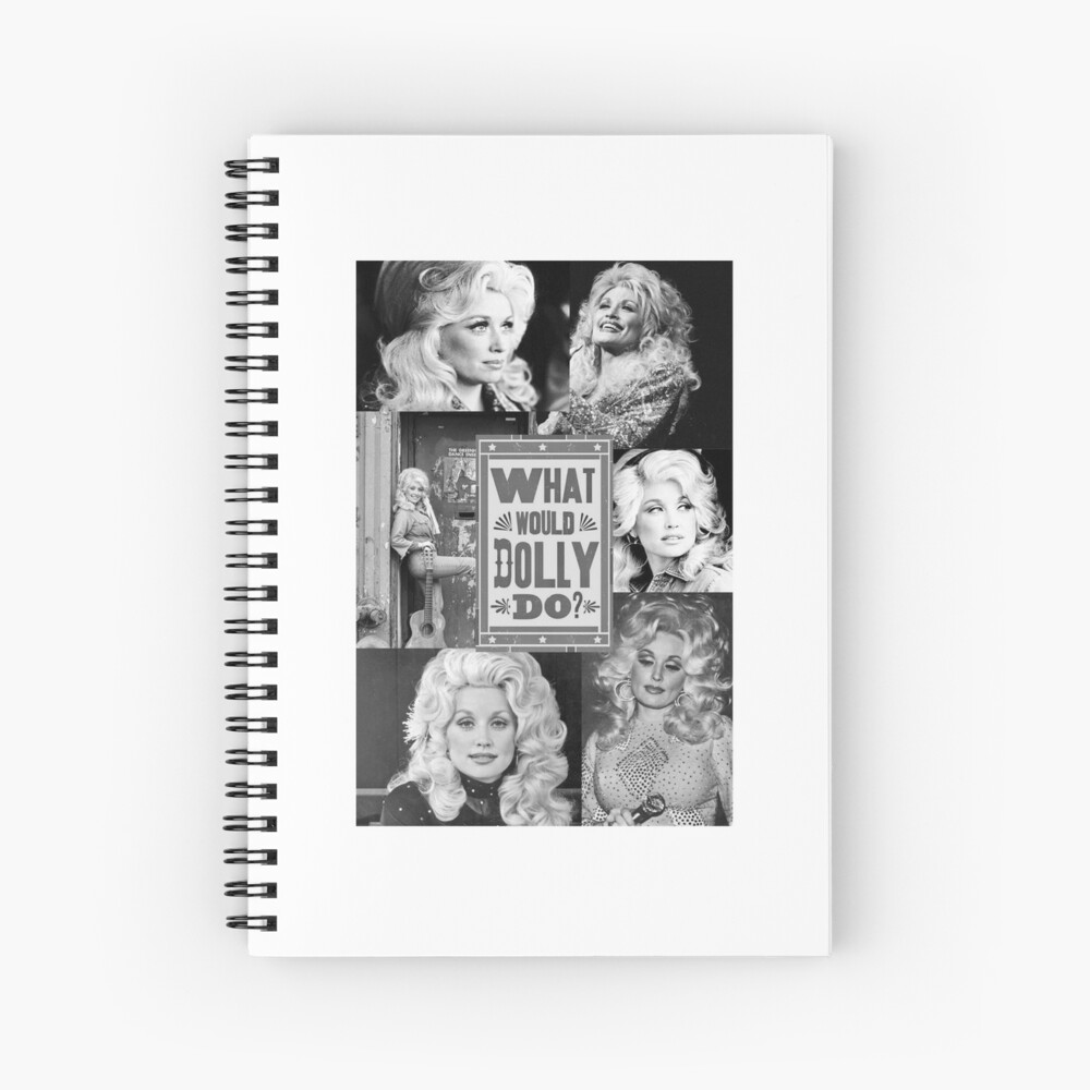 "Dolly Parton Aesthetic Collage " Spiral Notebook by miadennis12 ...
