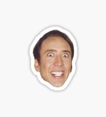 Nic Cage Stickers | Redbubble