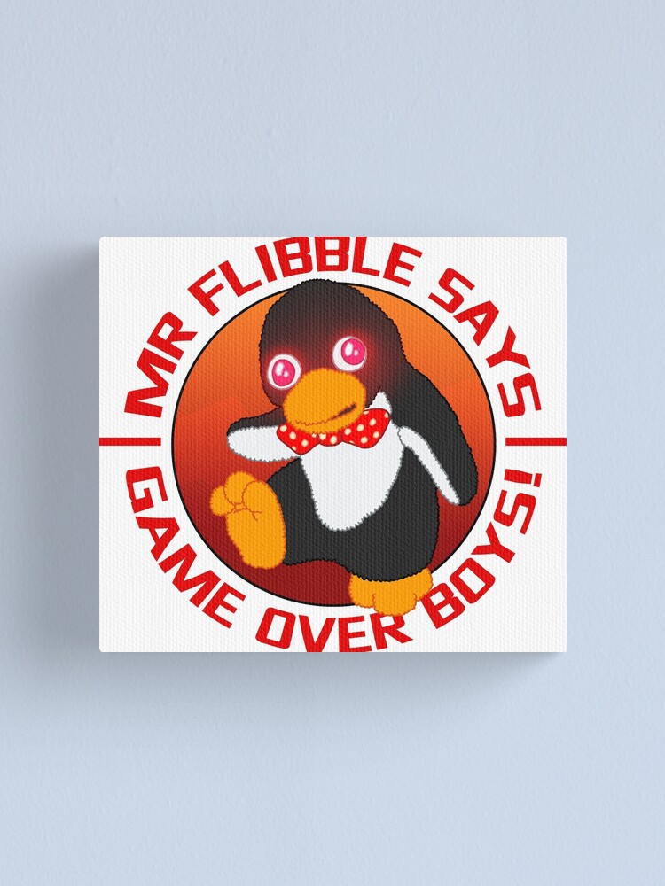 "Mr Flibble" Canvas Print for Sale by Hackers | Redbubble