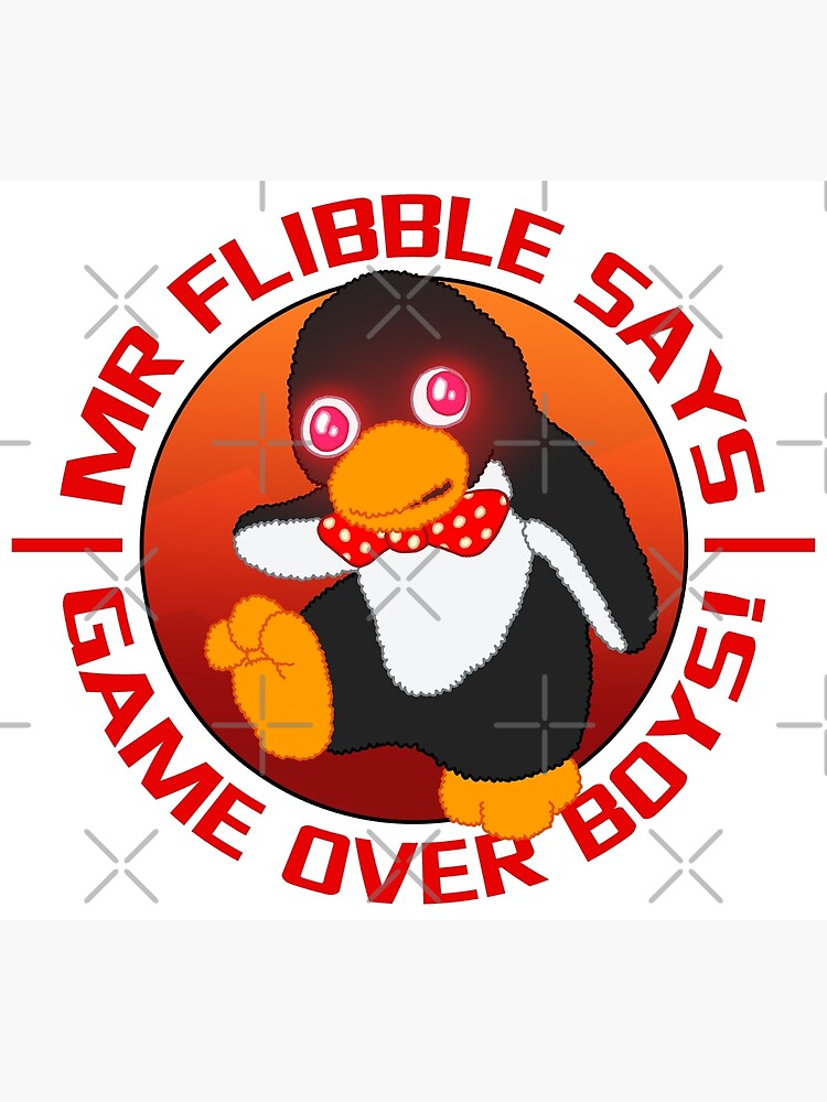 "Mr Flibble" Art Print for Sale by Hackers | Redbubble