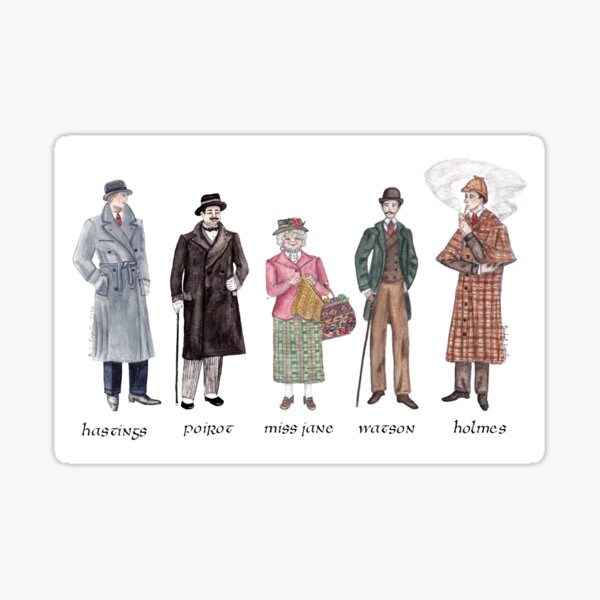 "Mystery Detectives" Sticker for Sale by SomeLittleGood | Redbubble