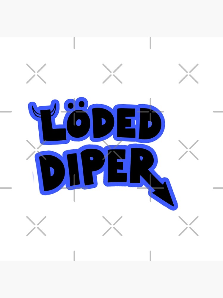 "loded diper logo from a diary of a wimpy kid" Art Print by tulasiv ...