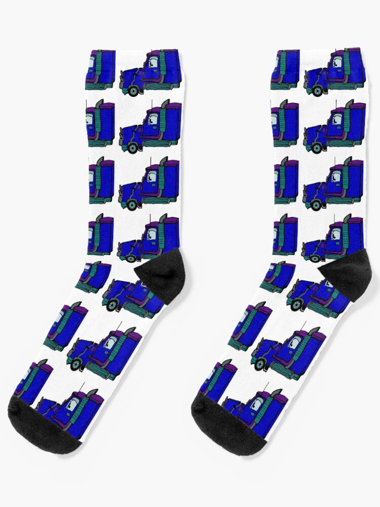 "Truck" Socks for Sale by rockabilby | Redbubble
