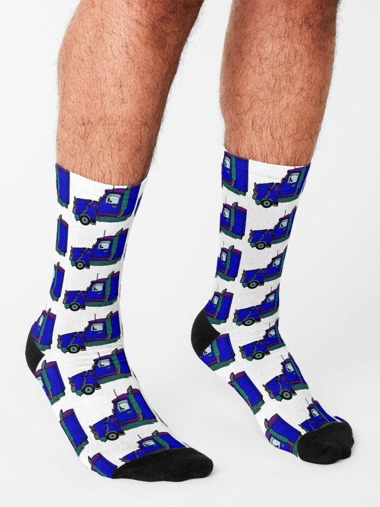 "Truck" Socks for Sale by rockabilby | Redbubble