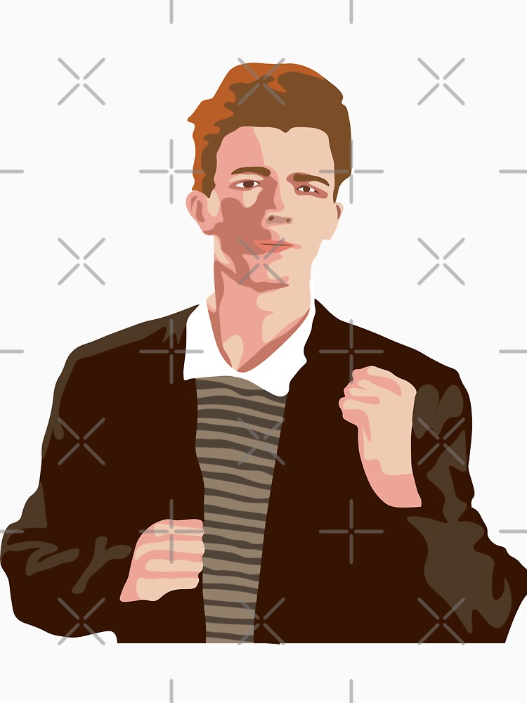 "Rick Roll" T-shirt for Sale by FutureSpace | Redbubble | rick astley t ...