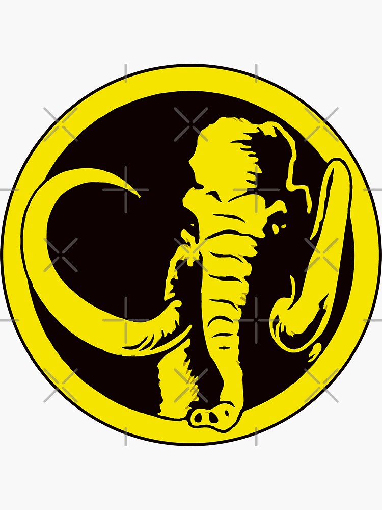 "Mighty Morphin Power Rangers Black Ranger Design" Sticker for Sale by ...