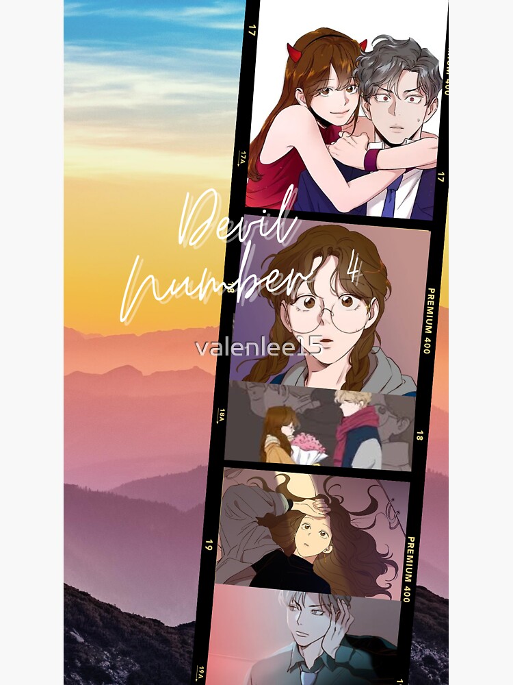 "Devil number 4 sunset aesthetic" Sticker for Sale by valenlee15 ...