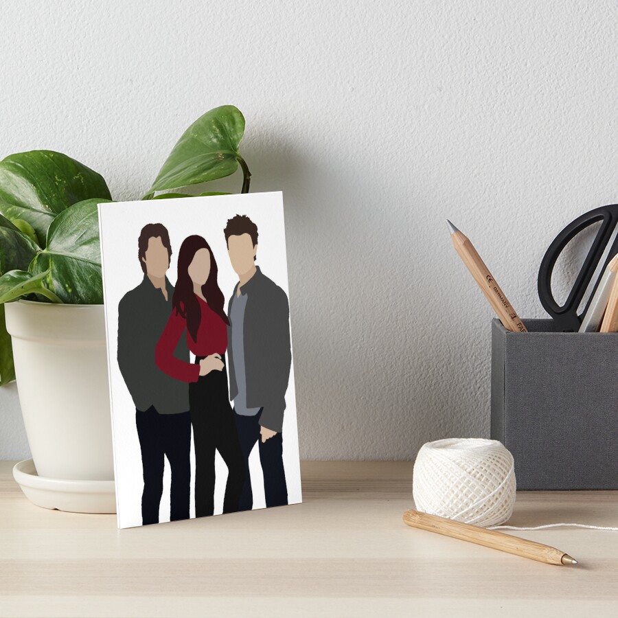 "TVD" Art Board Print by marsdesignsss | Redbubble