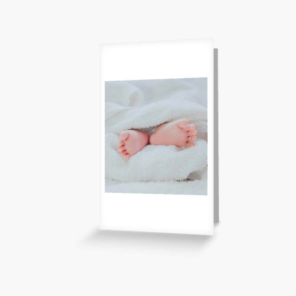"Cute Baby Toes and Feet" Greeting Card by mwagie | Redbubble