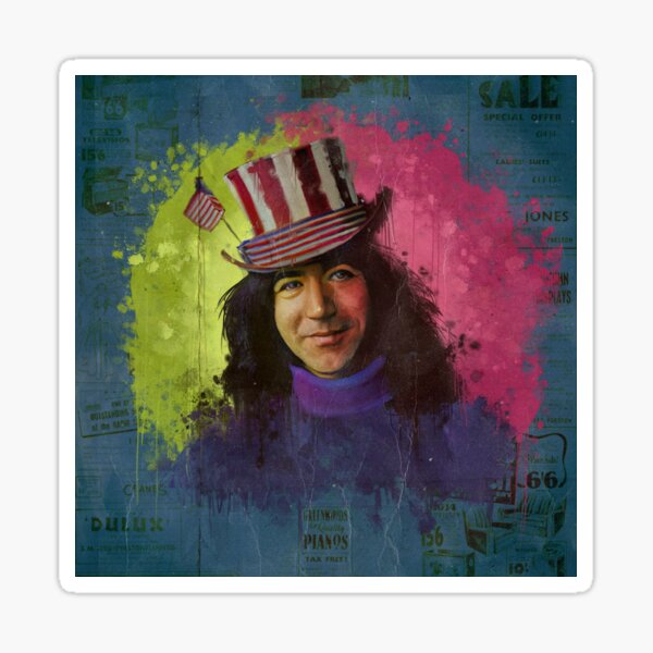 "JERRY GARCIA" Sticker by Chrisjeffries24 | Redbubble