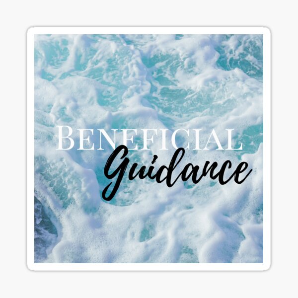 "Beneficial Guidance Logo" Sticker by musicalpilot | Redbubble