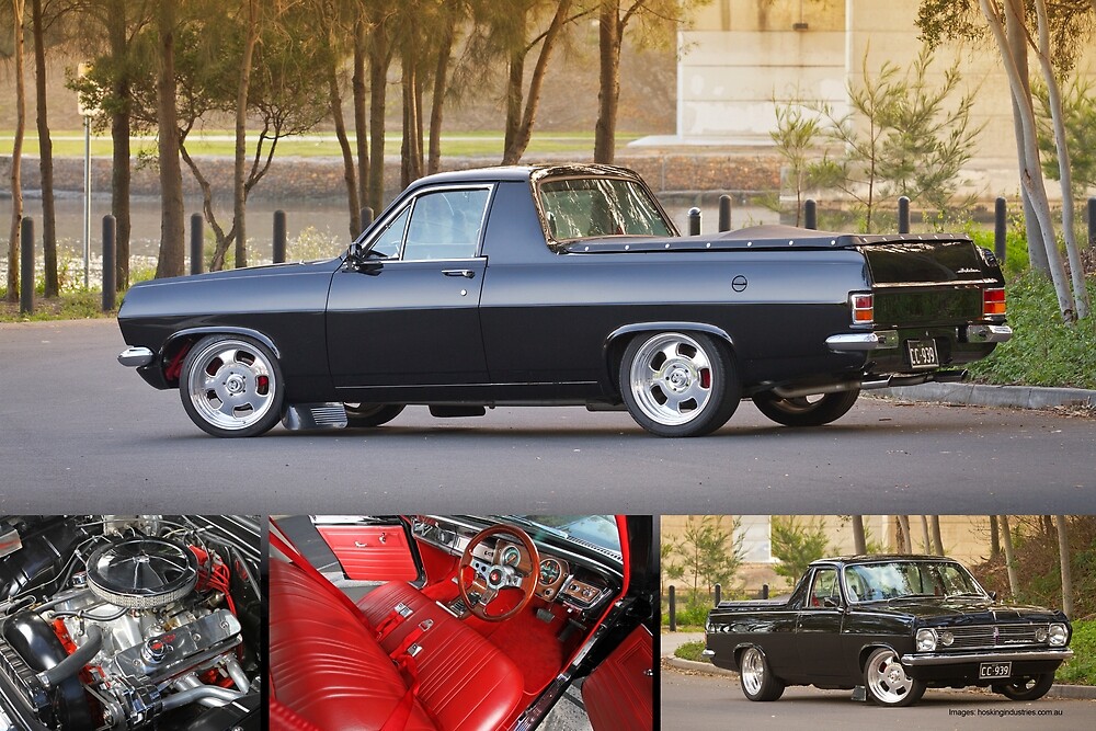 "Col's HR Holden Ute - Poster" by HoskingInd | Redbubble