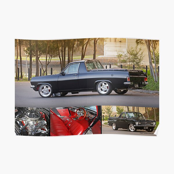 "Col's HR Holden Ute - Poster" by HoskingInd | Redbubble