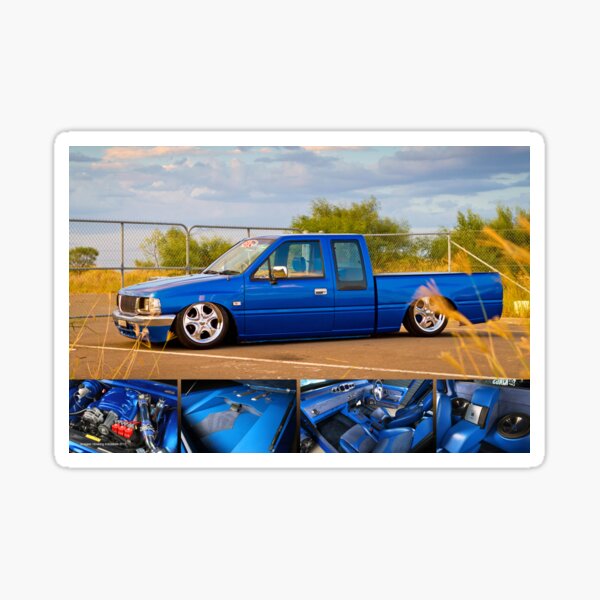 "Ian Hallett's Holden Rodeo Minitruck - Poster" Sticker by HoskingInd ...