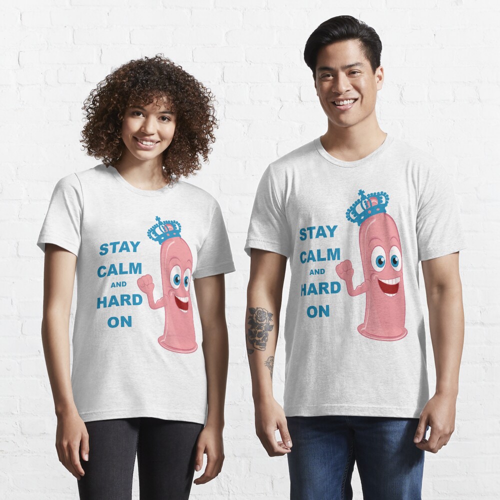 "KEEP CALM and STAY HARD" T-shirt by slantedmind | Redbubble
