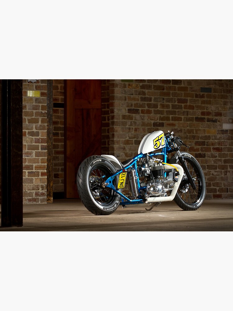 "Stefan's Retro Triumph Bobber" Sticker by HoskingInd | Redbubble