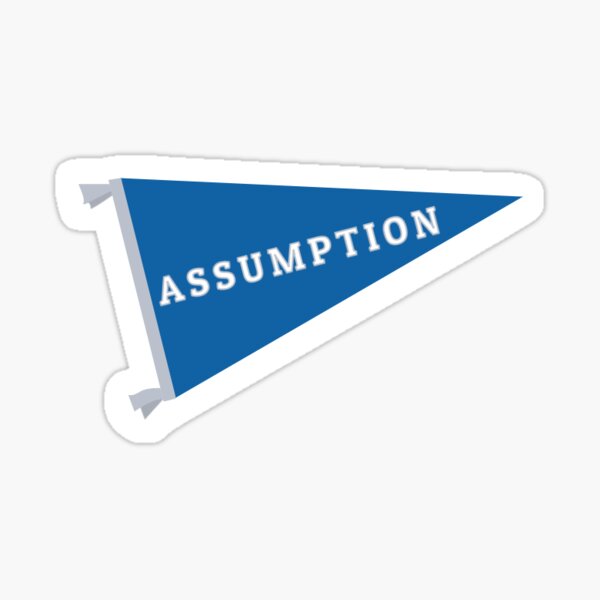 "Assumption College Pennant sticker" Sticker for Sale by lindsey788 ...
