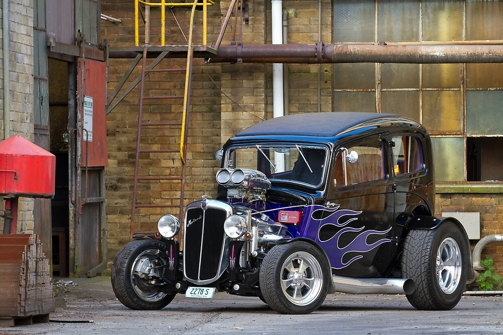 "Daniel Cox's Morris 8 Hot Rod" by HoskingInd | Redbubble