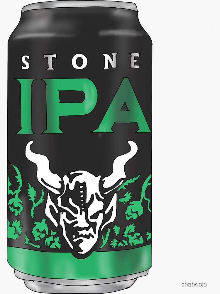 "Stone Brewery IPA" Sticker for Sale by shaboola | Redbubble