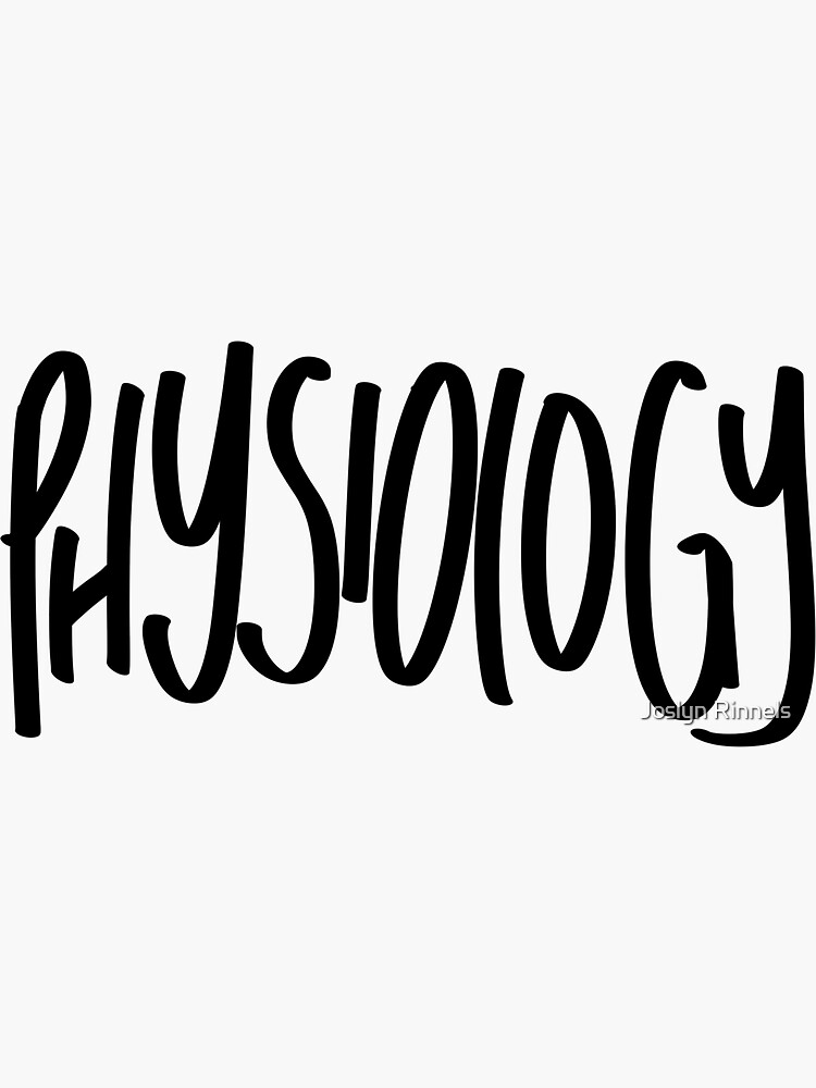 "human physiology major" Sticker for Sale by dundermuff | Redbubble