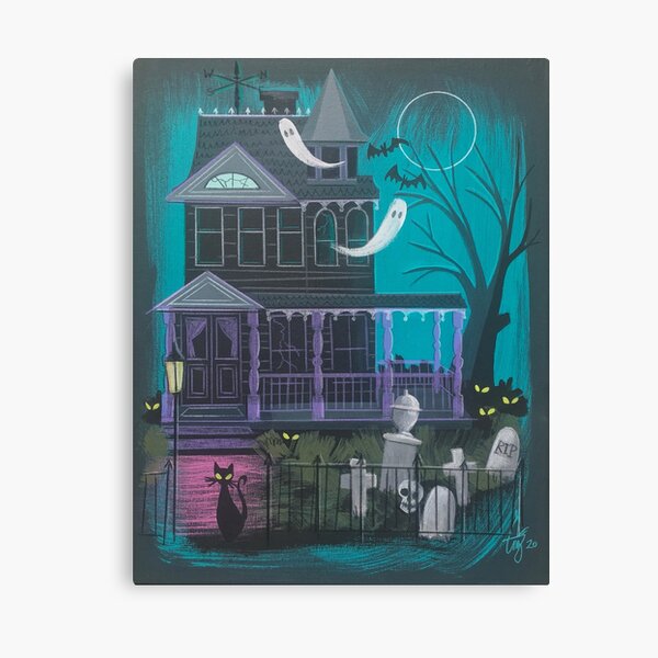 Art & Collectibles The Hermit Ghost Spooky Gouache Painting Art ...