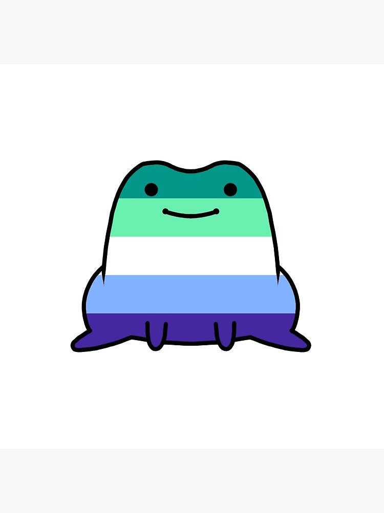 "mlm pride frog" Pin for Sale by BurningHippo | Redbubble