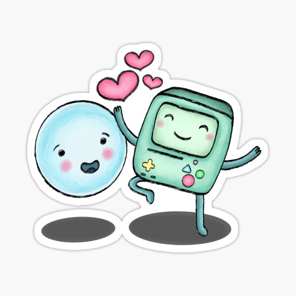 Pegatina «BMO y Bubble» de TetraSen | Redbubble