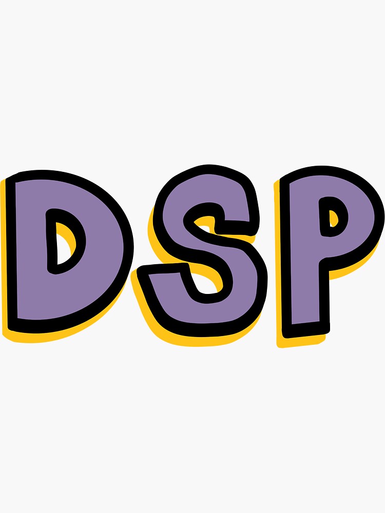 "DSP Sticker" Sticker for Sale by lborchart | Redbubble