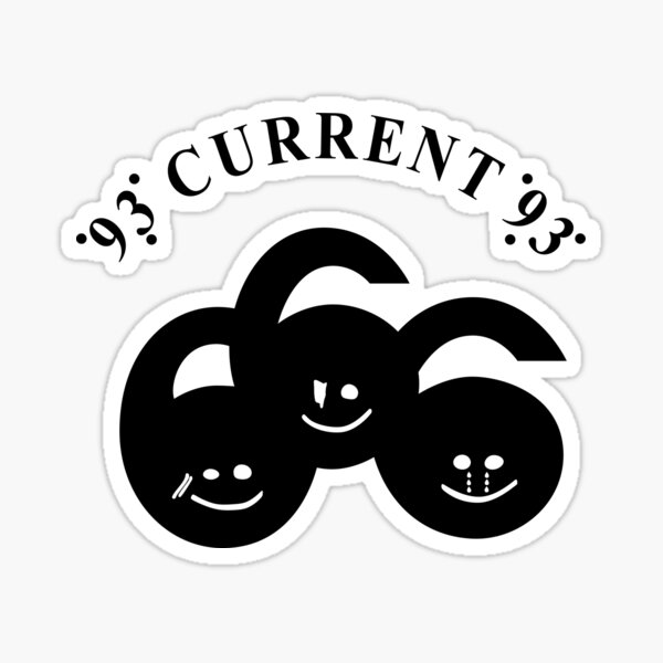 "current 93" Sticker by Randallgard | Redbubble