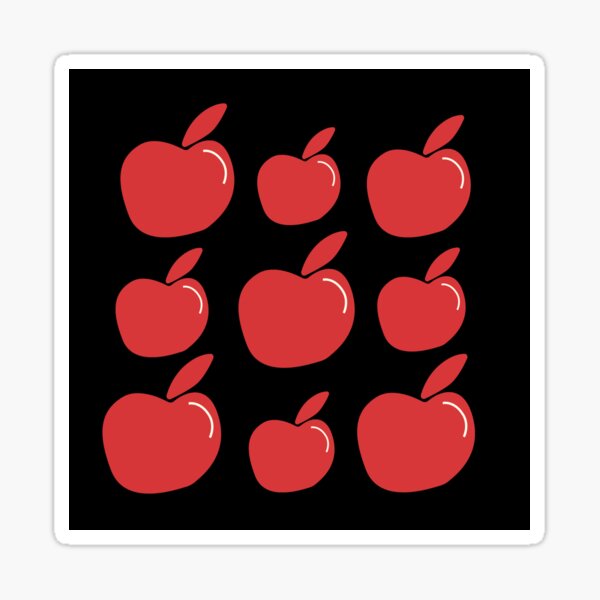"Apples" Sticker by maroonsky | Redbubble
