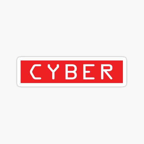 "CYBER SECURITY" Sticker for Sale by Fast-Designs | Redbubble